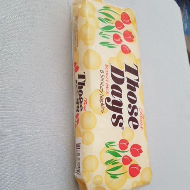3 Pack Those Days Thins Yellow 8's Sanitary Napkins | Shopee Philippines