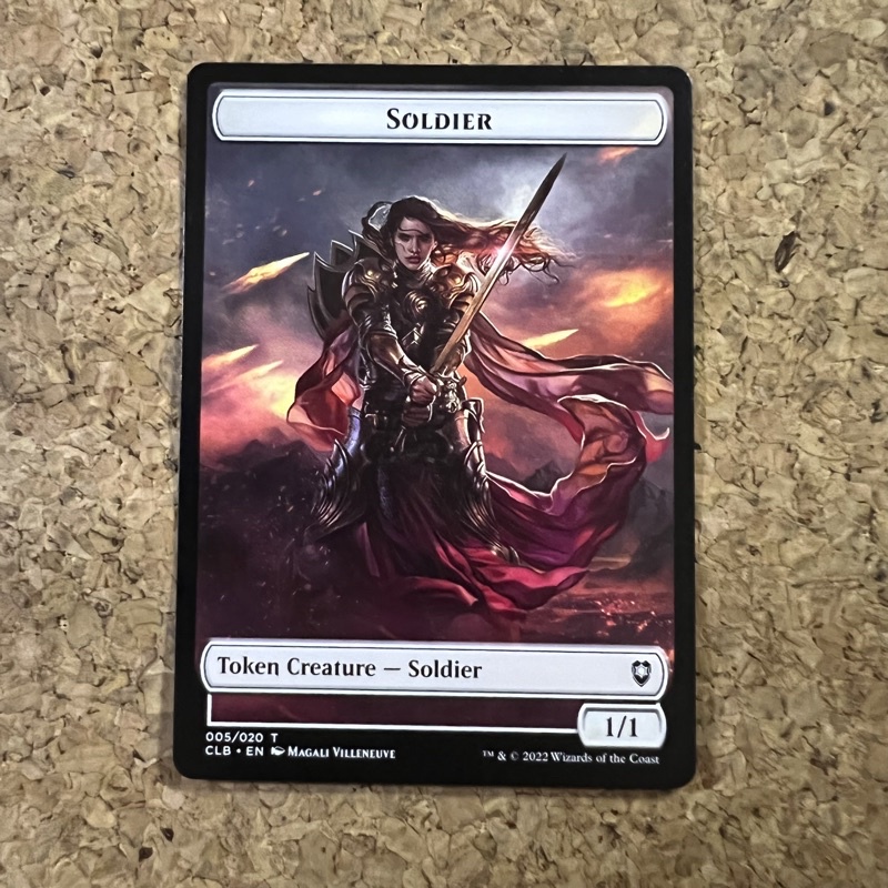 MTG SOLDIER TOKEN | MH3 | RVR | CLB BATTLE FOR BALDUR’S GATE | MAGIC ...