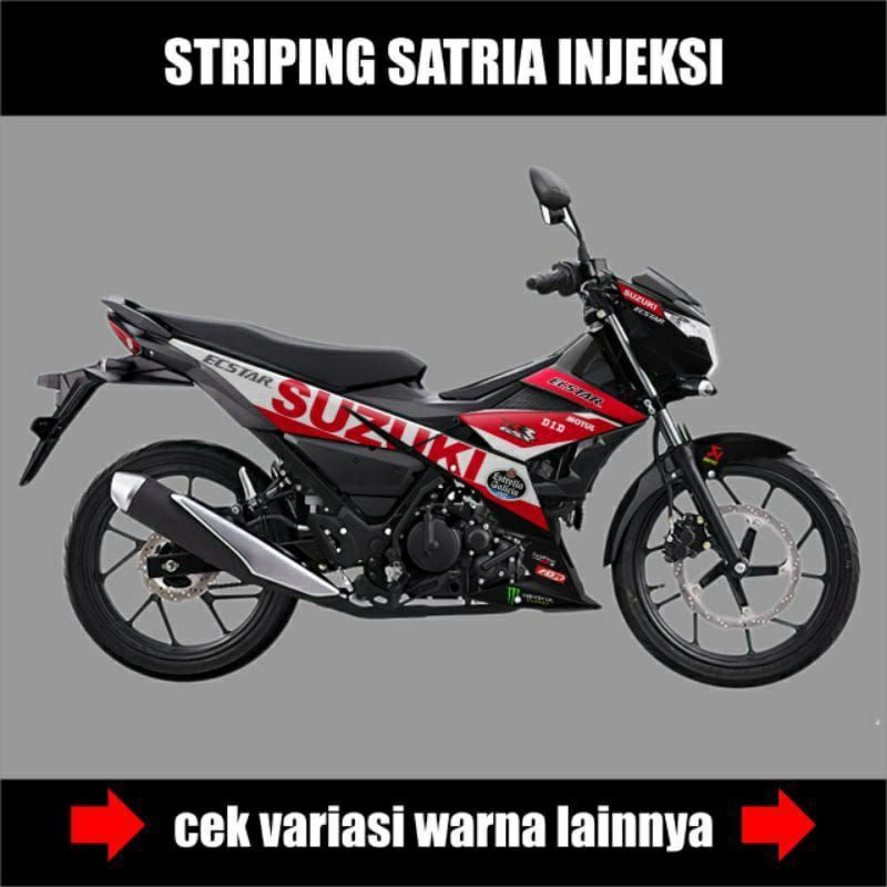 Satria FU INJECTION STRIPING-DECAL SUZUKI SATRIA FU INJECTION-HON ...