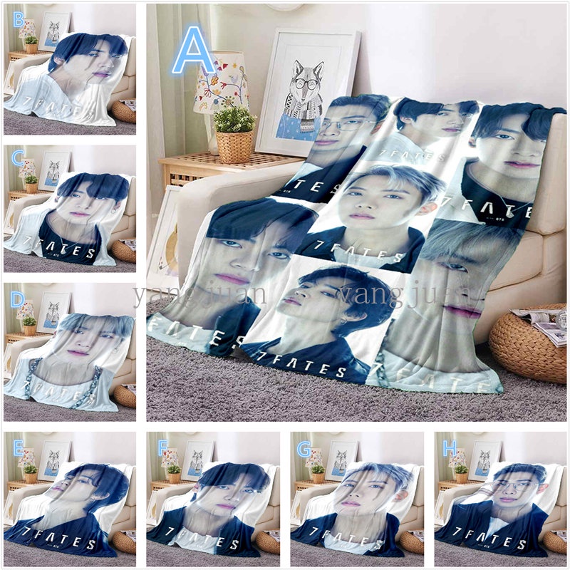 Customized BTS Blanket Picnic Kim Nam Jung, Seok-Jin, Min Yoon-Chi ...
