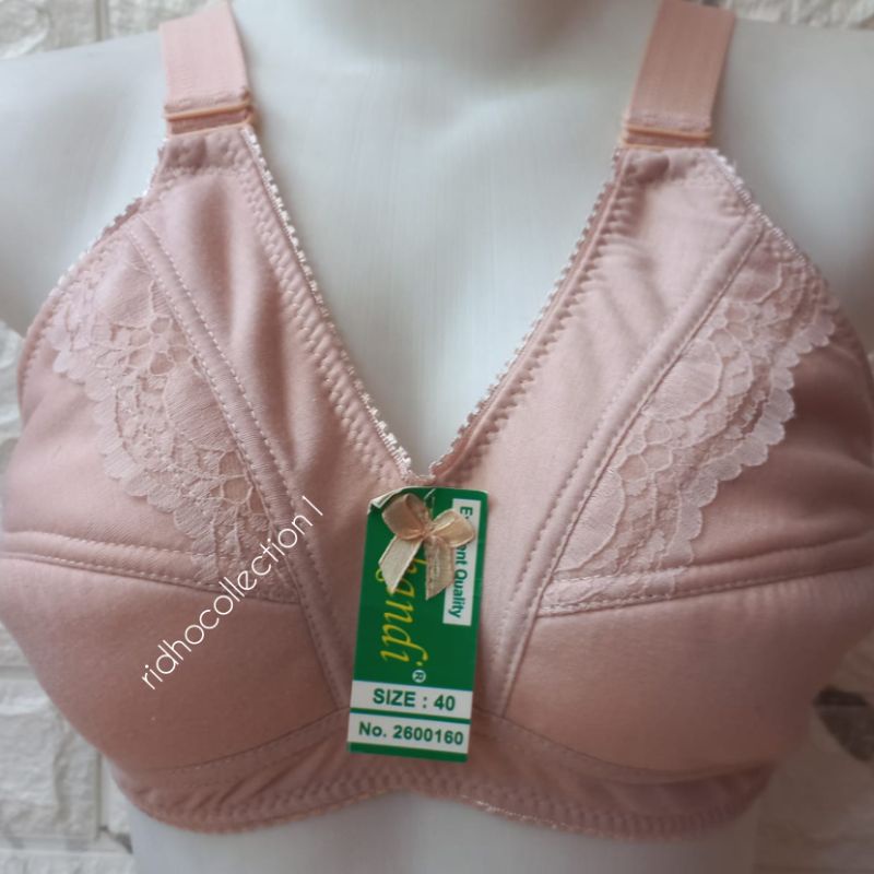 KATUN SRIKANDI ADULT WOMEN'S BRA / LARGE CUP BH COTTON MATERIAL / WIDE ...