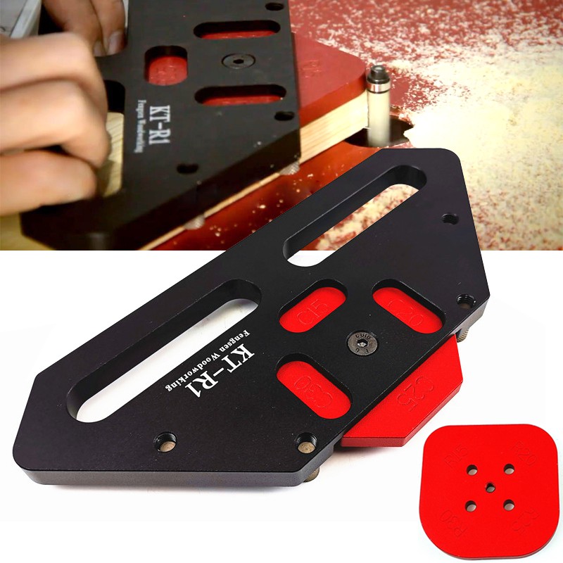 8-in-1 Round Corner Oblique Angle Radius Quick-jig Router Table ...