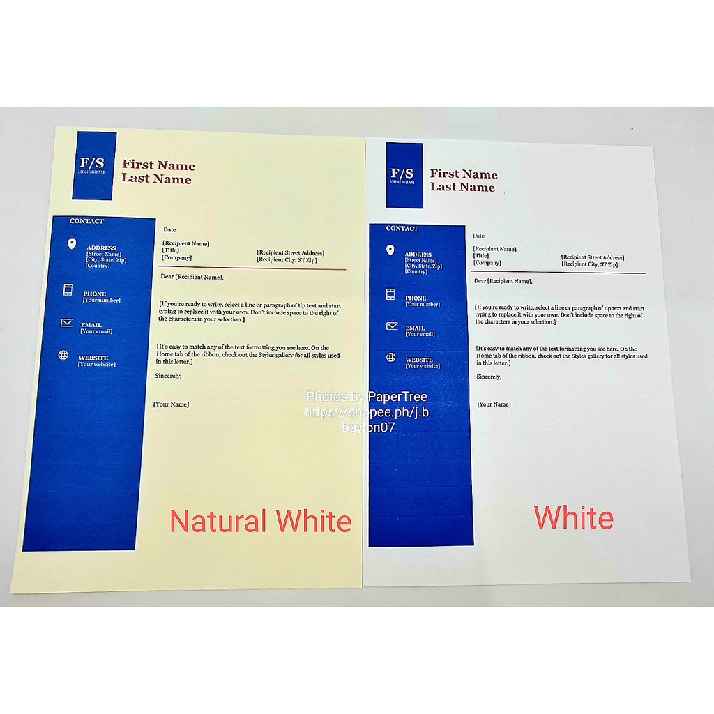 Specialty Laid Paper 90 gsm - 10 sheets | Shopee Philippines