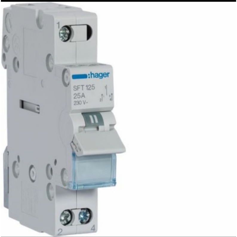 Ohm Hager SFT125 Switch. 1 phase 25 ampere. On Off On. pln switch to ...