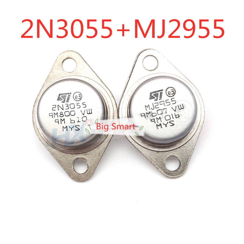 4pcs 2N3055 MJ2955 TO-3P high power transistor power amplifier paired ...