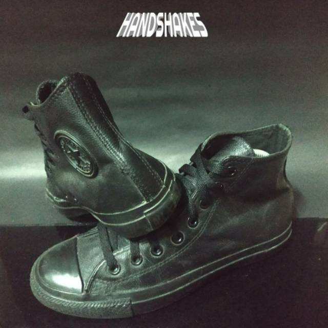 Converse Ct Hi Leather Black | Shopee Philippines