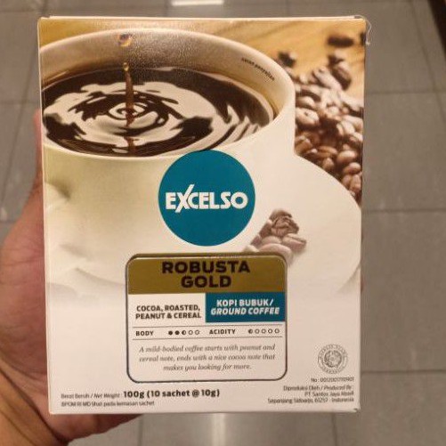 Excelso Robusta Gold Box 10x10 Gr | Shopee Philippines