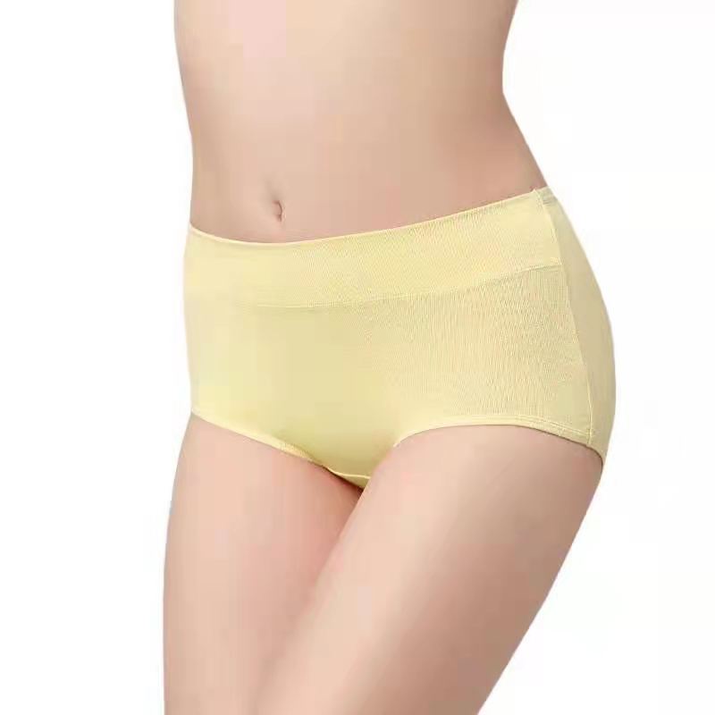 ABMA Cotton Panties Medium Waist Tummy Control Elastic Design Elastic Women's underwear | Shopee ...
