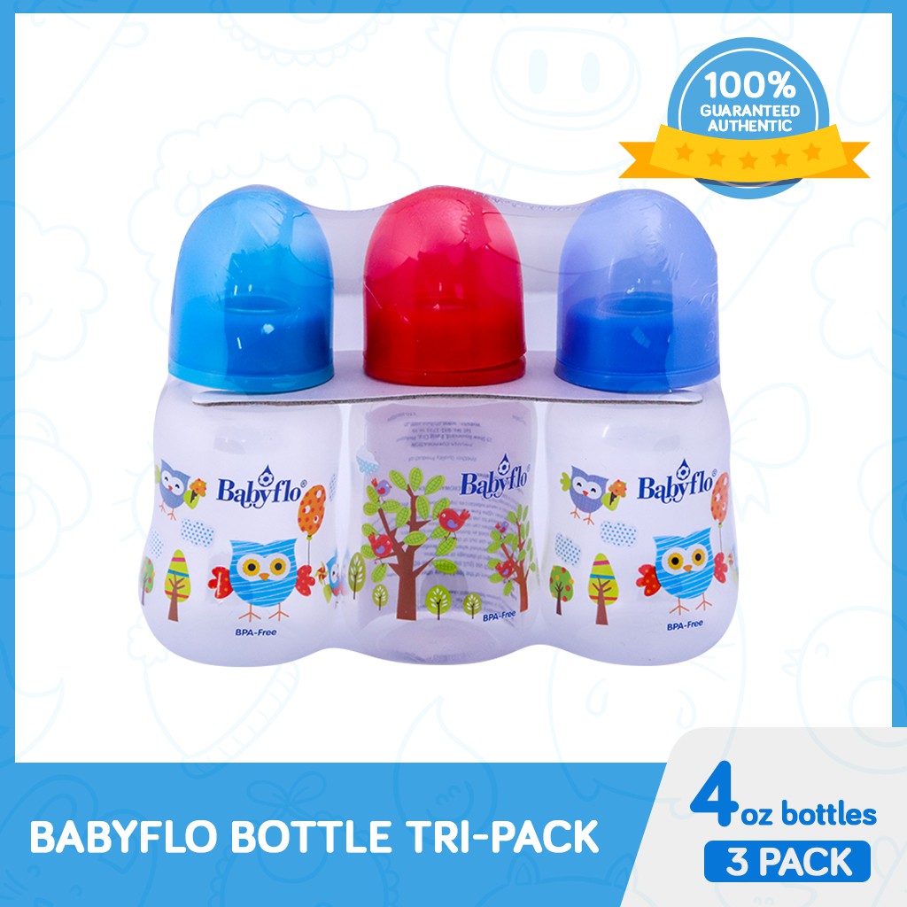 Babyflo Bottle Tri-Pack 4oz | Shopee Philippines