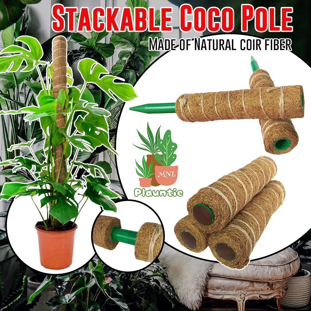 PVC Stackable Coco pole, cocopoles, PVC coco poles, Plant pole, Plant ...