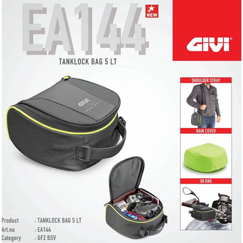 GIVI EA144 MINI TANKLOCK BAG 5 LITER (New) | Shopee Philippines