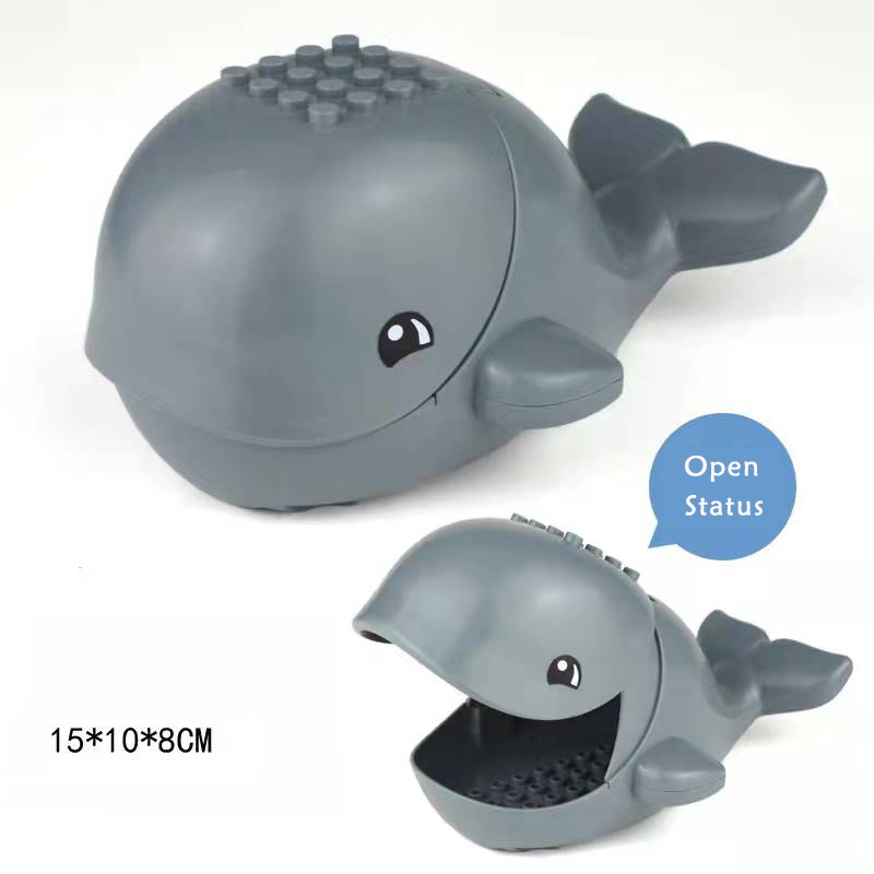 Building Blocks Whale Model Ancient Mosasaur Dinosaur Educational Toys ...