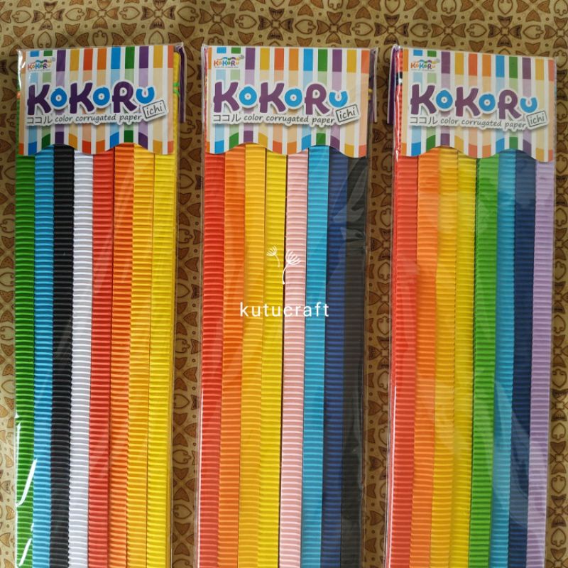 Kokoru Ichi Color Corrugated Paper Colorful Wave Paper | Shopee Philippines