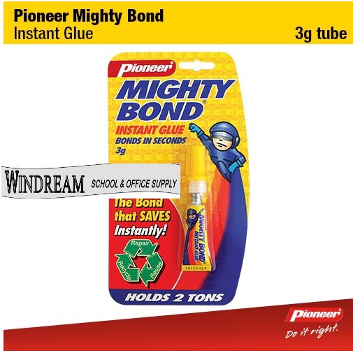 Pioneer Mighty Bond 3g Super Glue | Shopee Philippines