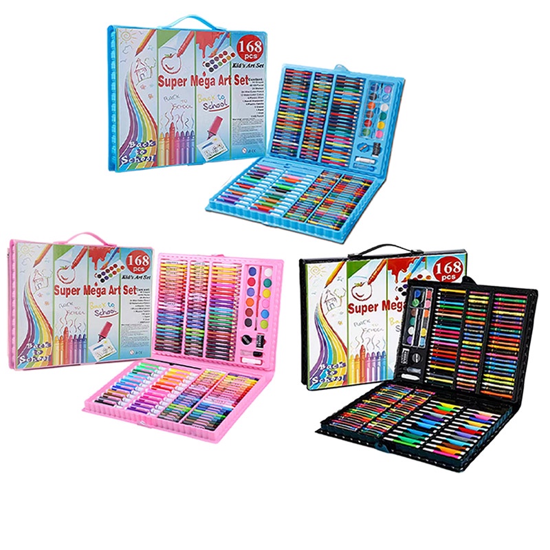 Kids 86pcs Set Art Coloring Set Super Mega Art Coloring Set Crayolas ...