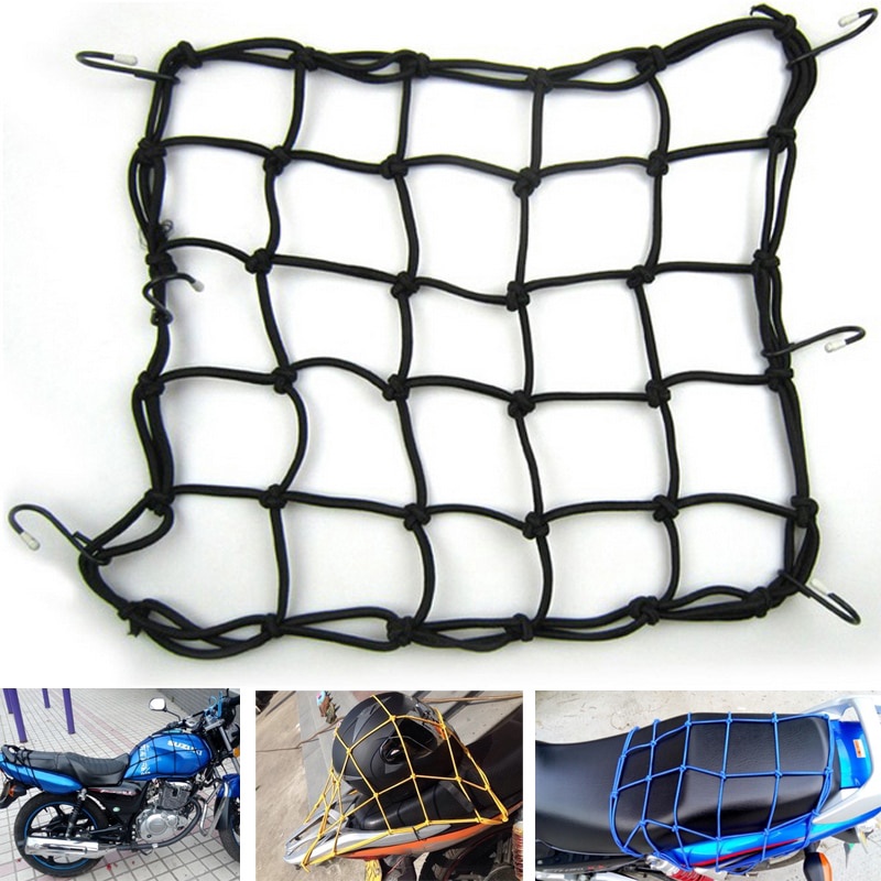 MAS Cycling motorcycle/Bicycle luggage cargo helmet hook net 30x30cm ...