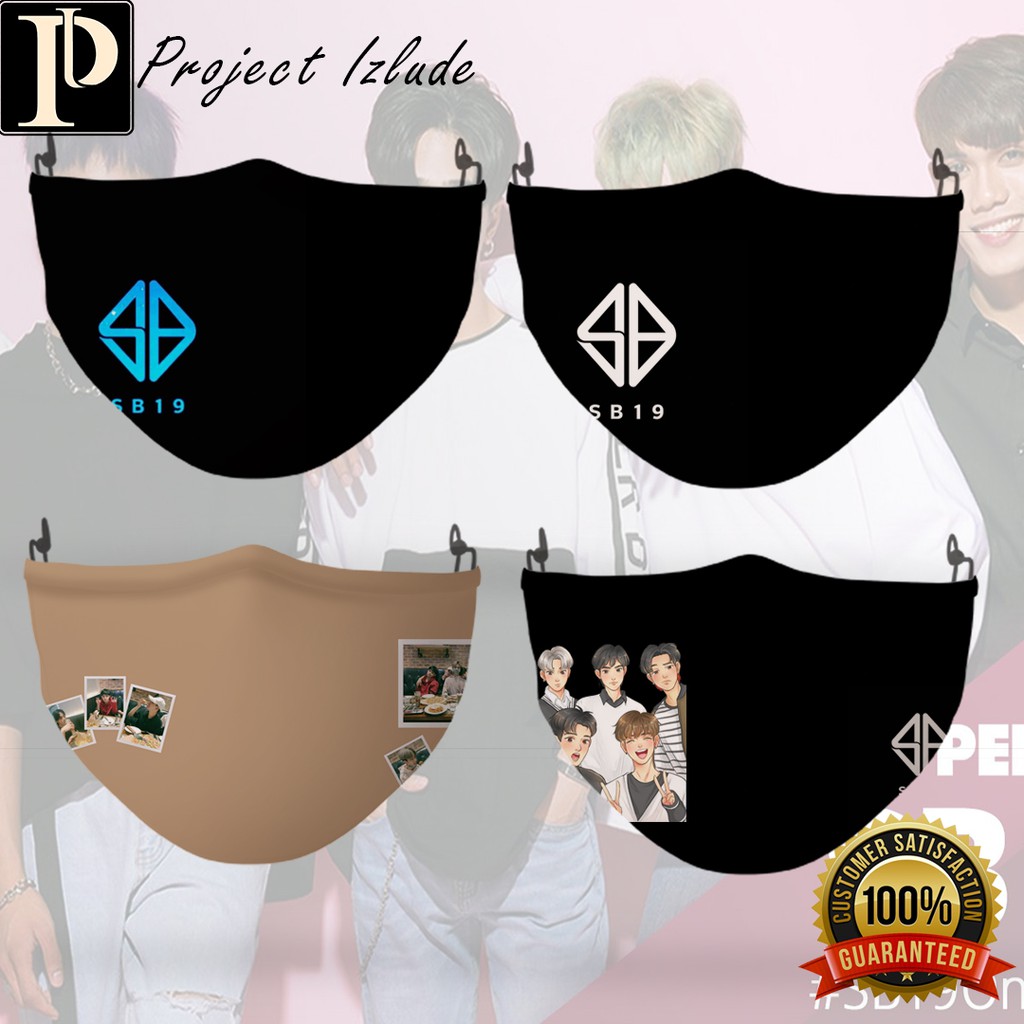 SB 19 Inspired Local Face Mask 3PLY - Reusable, Adjustable and Washable ...