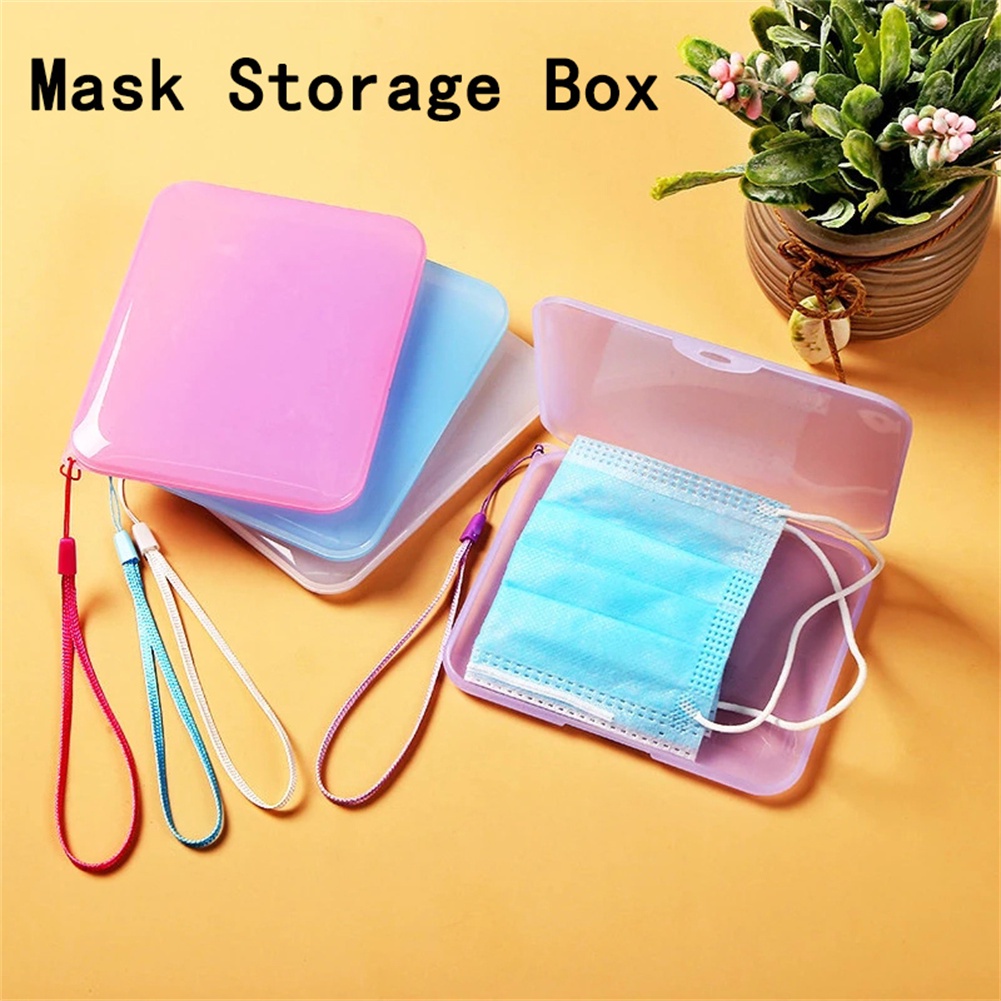 Translucence Mask Storage Box Outdoors Travel Portable Semitransparent ...