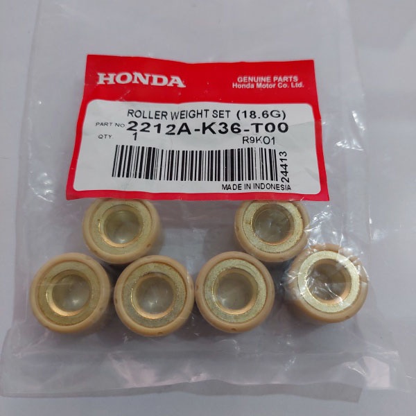 Honda CLICK 150 / PCX / ADV FLYBALL 18.6G Roller Set (K97) - 2212A-K36 ...