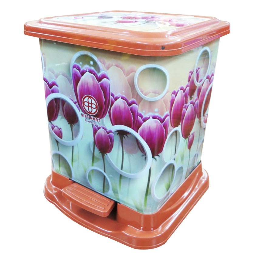 Viet Nhat Plastic Garbage Box - Square turn on Vietnamese-Japanese ...