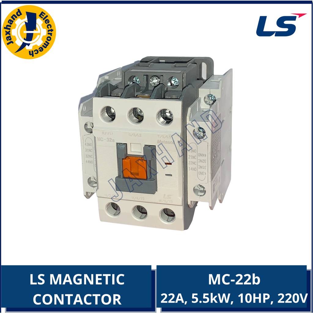 LS Magnetic Contactor 9A ~ 50A, 220VAC Coil, Metasol, 1NO | Shopee Philippines