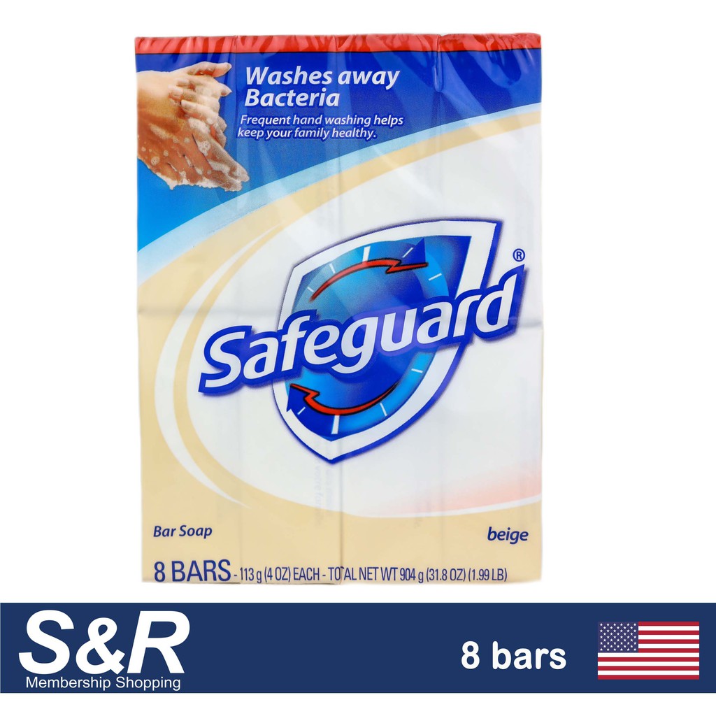 Safeguard Classic Beige Bar Soap 8 pcs | Shopee Philippines