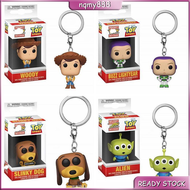 Funko Pop Toy Story Cute Keychain Buzz Lightyear Amadeirado Alien ...