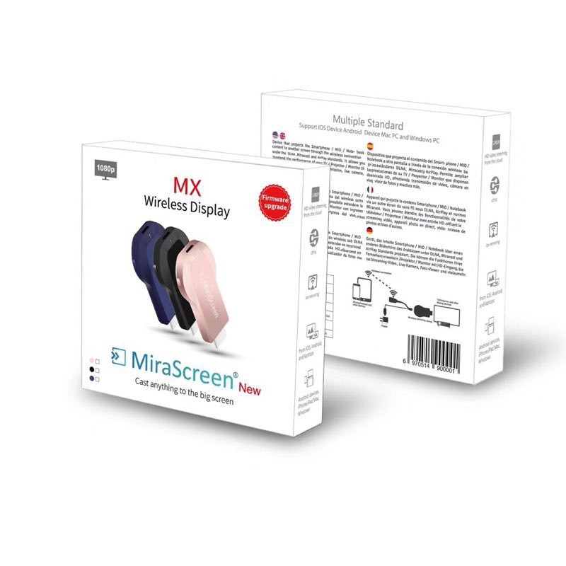 MiraScreen Phone to TV Screen Mirroring Wireless Display Airplay ...