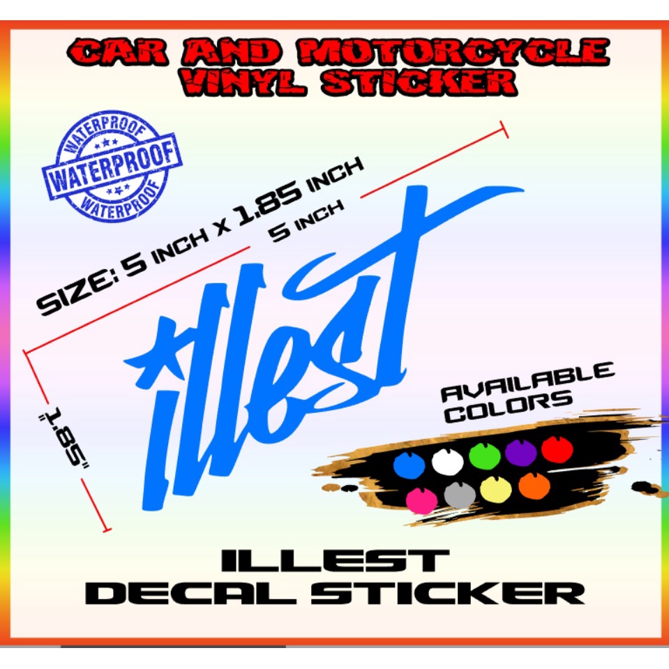 ilest sticker decals | Shopee Philippines