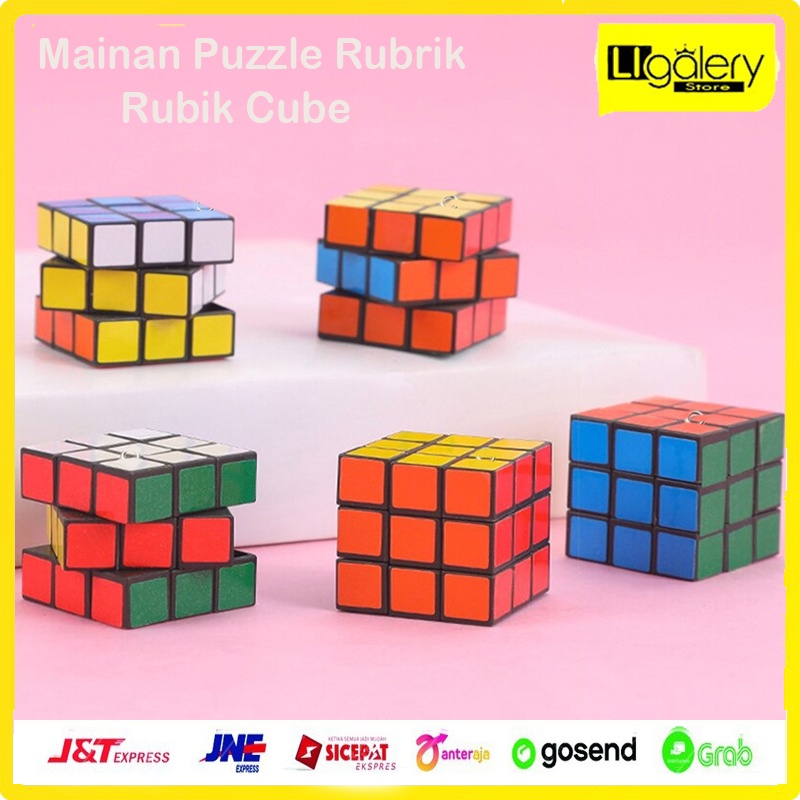 Rubik Cube Cubes Kids Rubric Puzzle Toys 3x3 3x3 6CM 6CM Color | Shopee ...