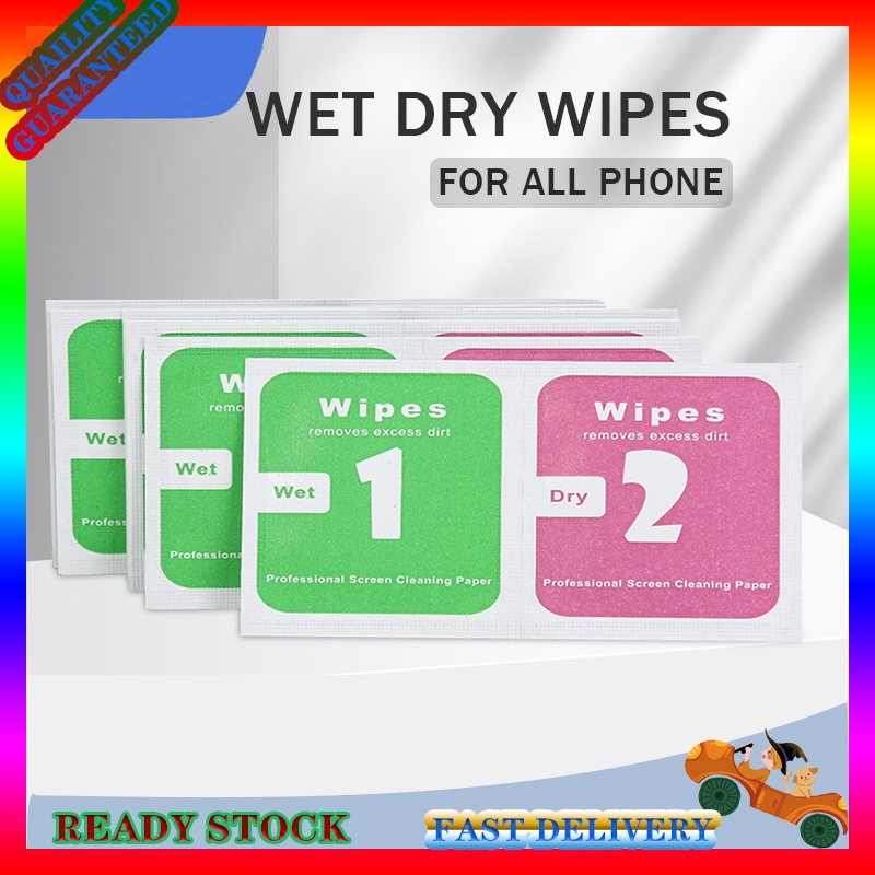 1+2 wet and dry alcohol bag mobile phone tempered film auxiliary tool ...