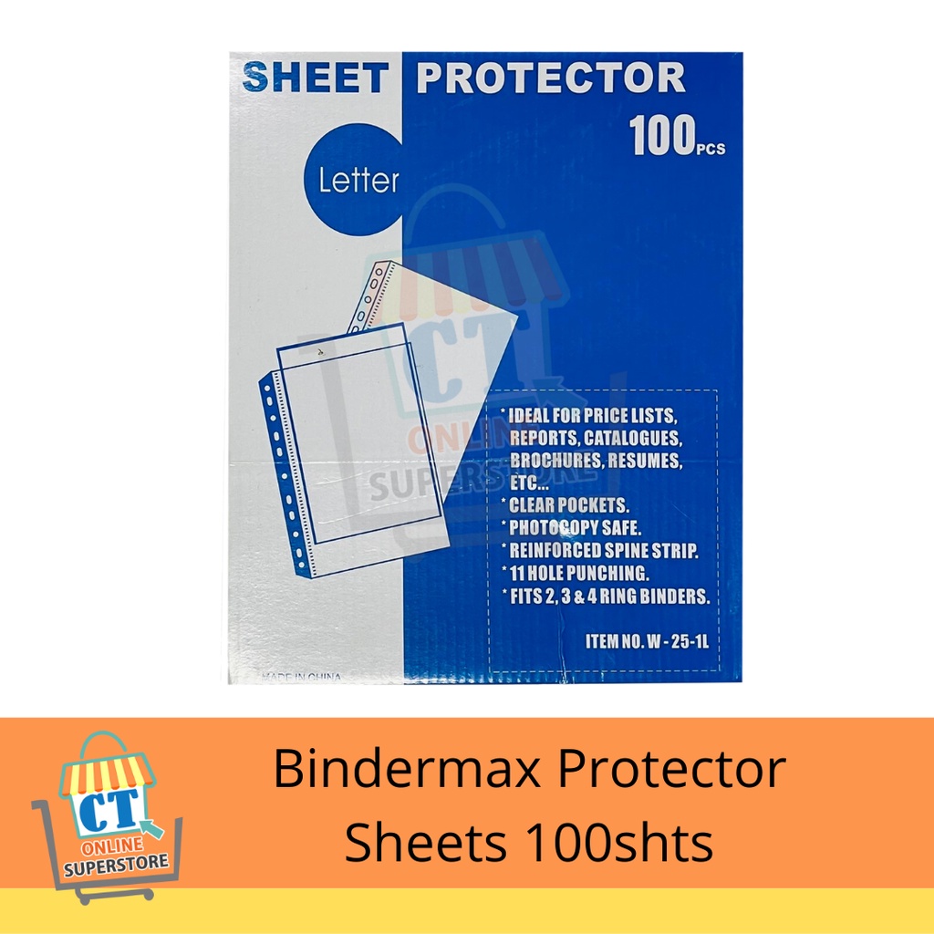 Bindermax Arch File Protector Sheets 100shts | Shopee Philippines