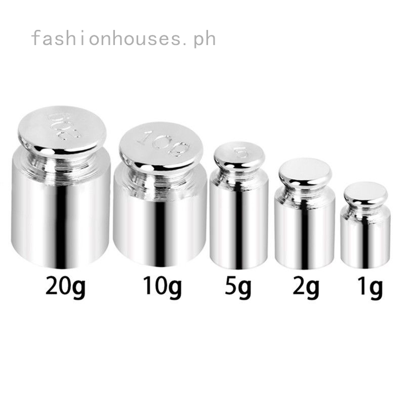 1g 2g 5g 10g 20g Grams Precision Chrome Weights Scale Calibration Set ...