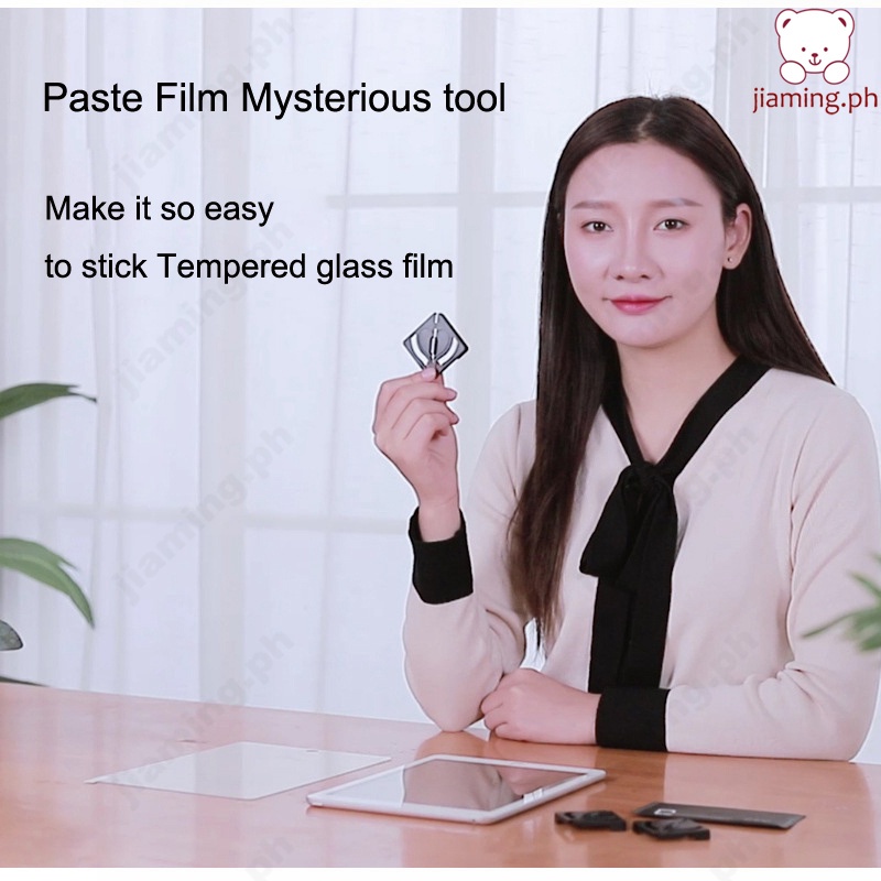 【So Easy 】Tempered Glass installation Tool Paste Film Mysterious Tool ...
