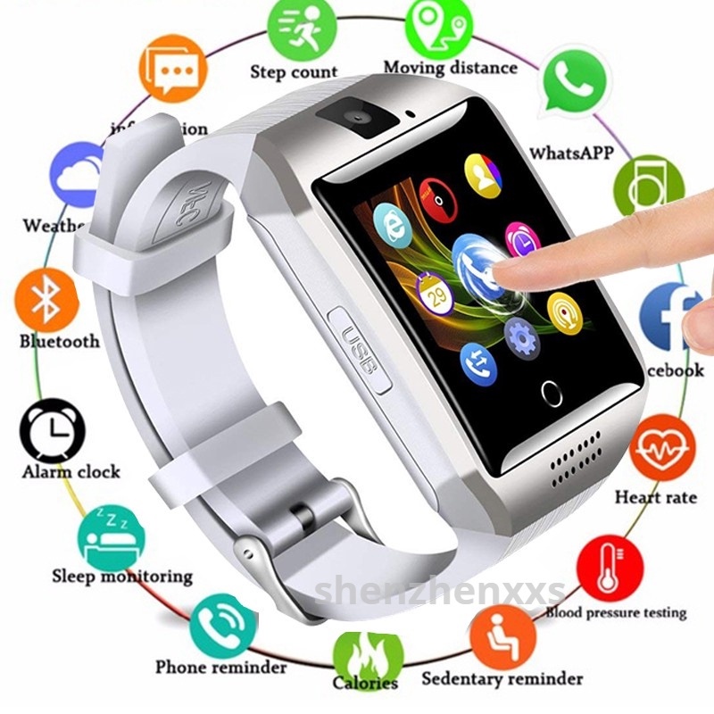 DZ09 Q18 watch smartwatch male smart watch With Camera Touch Screen ...