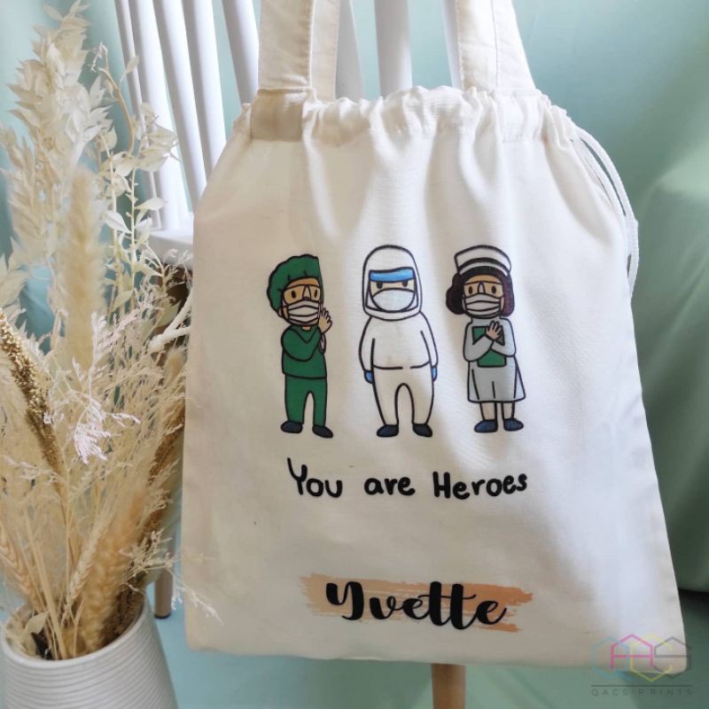 Personalized Tote Bag/ Eco Bag/ Katsa Bag / Lite-Canvas/ Packaging ...