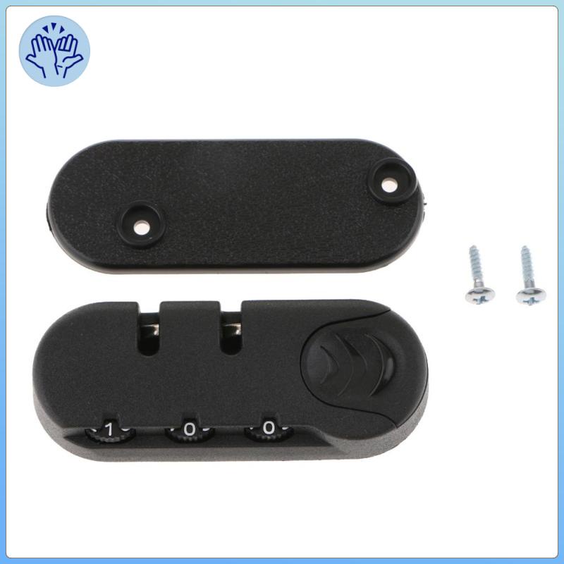 Secure Luggage 3 Digit Combination Lock Suitcase Bag Code Lock Padlock ...
