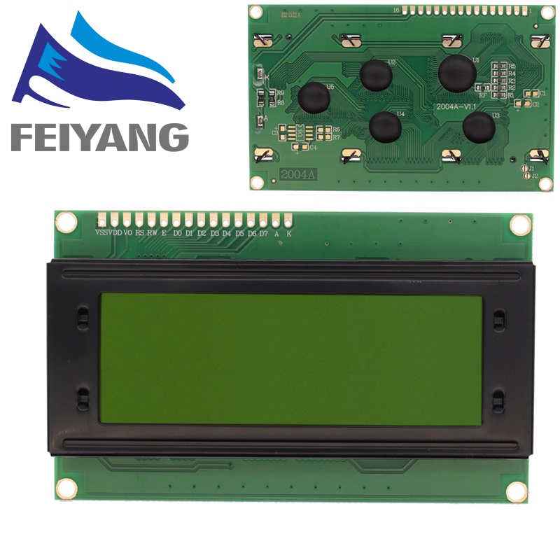 20x4 LCD Modules 2004 LCD Module with LED Blue/Yellow green Backlight ...
