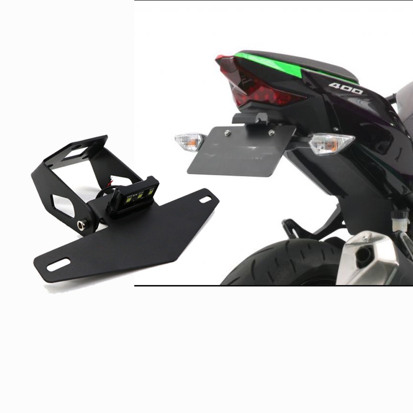 Motor Lose weight Ninja400 Z400 Tail Tidy +LED light License Number ...