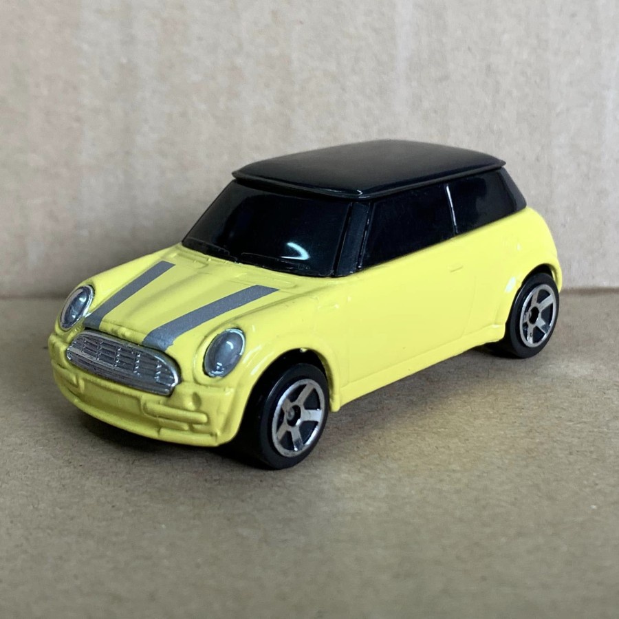 HITAM Majorette 294 Mini Cooper Yellow Roof Black Thailand Loose Pack ...
