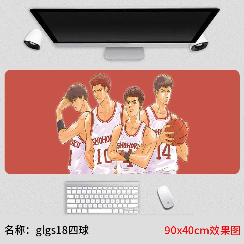 Slam Dunk Anime Mouse Pad Oversized Sakuragi Flower Road Rukawa Maple ...