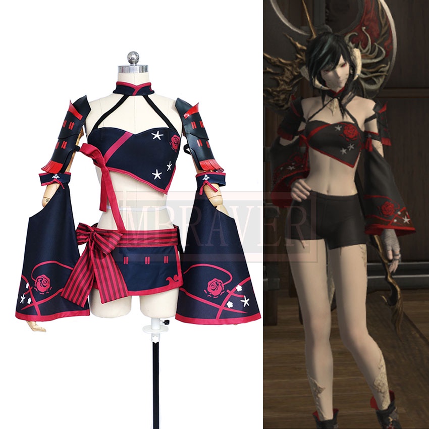 Final Fantasy XIV FF14 Shisui Samurai Tank Outfit Shisui Obi of Fendin ...