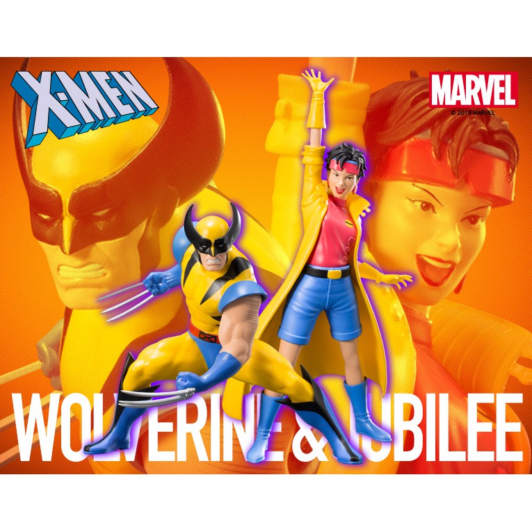 Kotobukiya Marvel X-Men 92 Wolverine & Jubilee Two Pack Artfx - MK256 ...