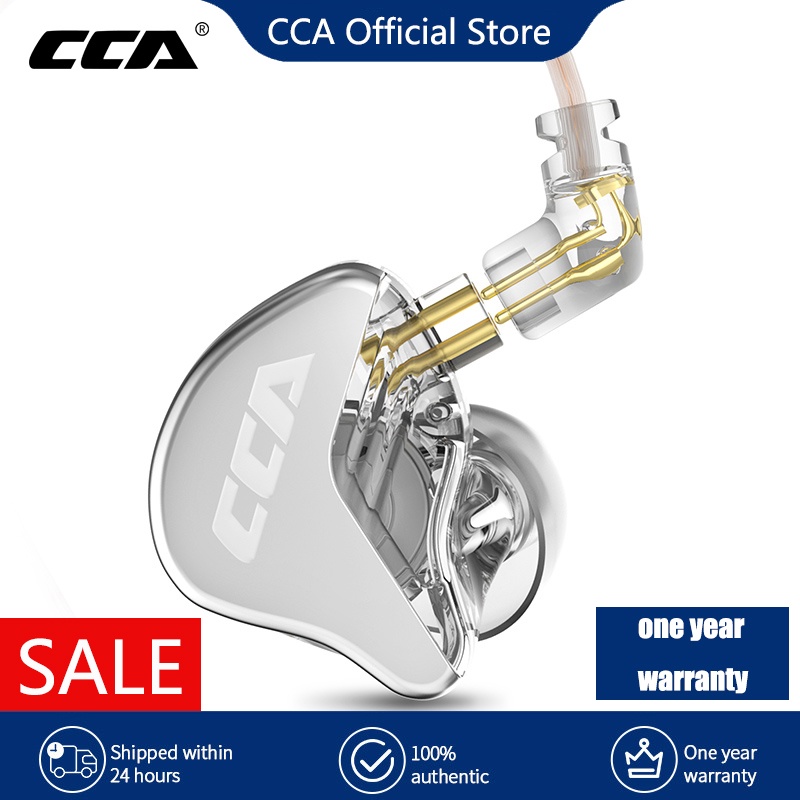 CCA CRA Hanging In Ear Wired HiFi Headset Headphones Noice Cancelling ...