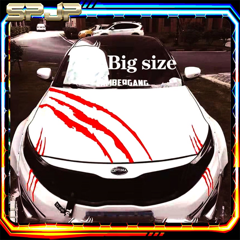 Devil Beast Paw Scratches Ghost Claw Car Sticker Auto Engine Hood ...