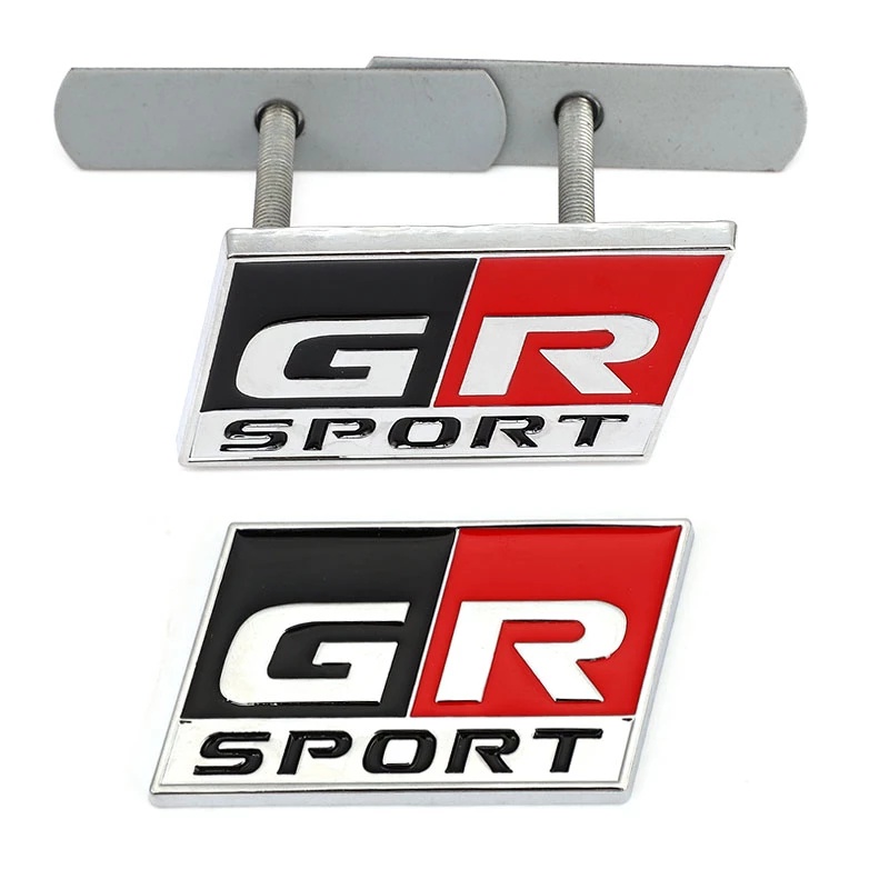 Car Sticker GR Sport GRMN Logo Decal Front Hood Grille for Toyota HV ...