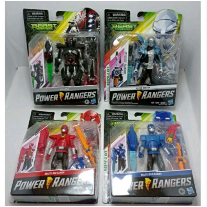 POWER RANGERS beast morphers5.75inches varoyle beast-x red ranger beast ...