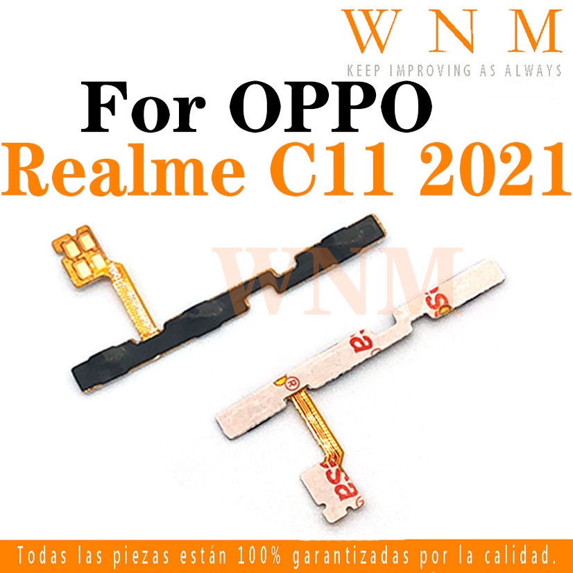 Power Flex Button For OPPO Realme C11 2021 / C20 C21 Volume Power ON OFF Flex Cable Replacement ...