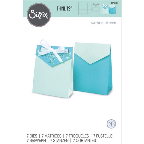 Sizzix Thinlits Die Set 7PK - Celebration Gift Box by Kath Breen | Shopee Philippines