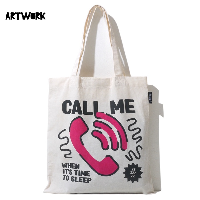 ARTWORK Call Me (Tote Bag) | Shopee Philippines